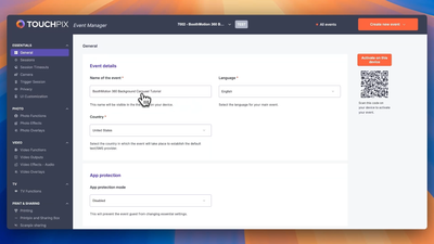 How to install a 360 background in Touchpix